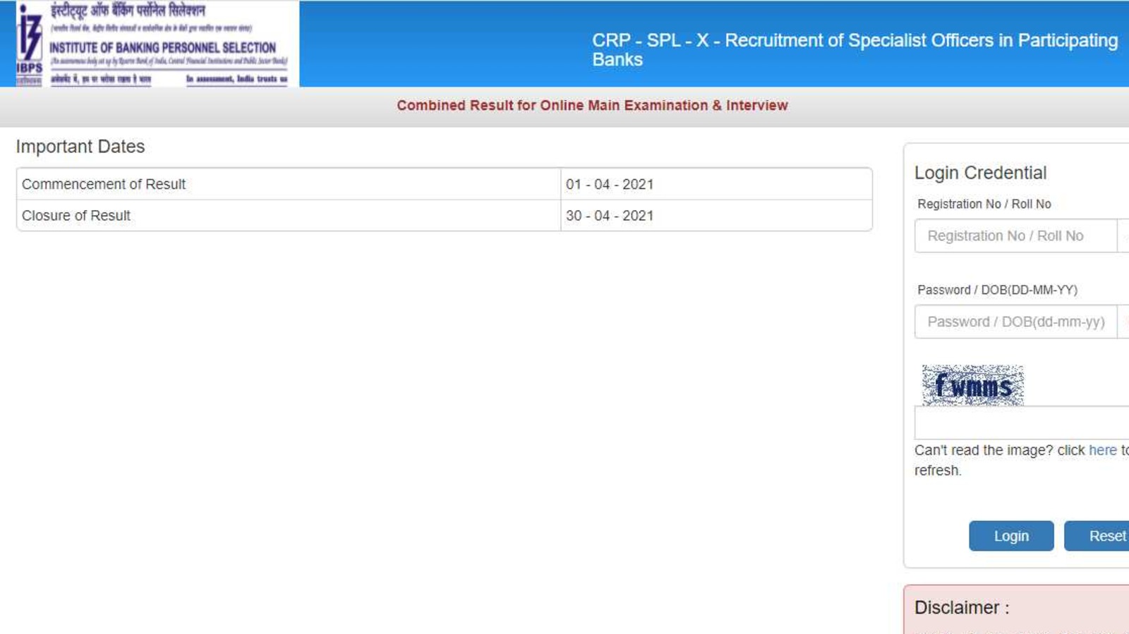 IBPS SO main and interview result 2021 declared at ibps.in, here's ...