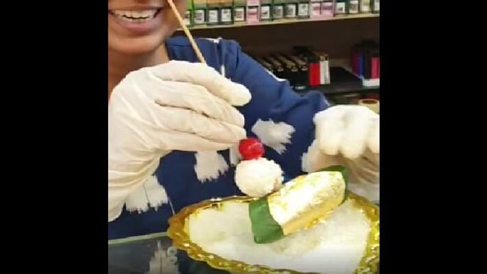 Delhi shop sells gold paan worth ₹600, video prompts mixed reactions ...