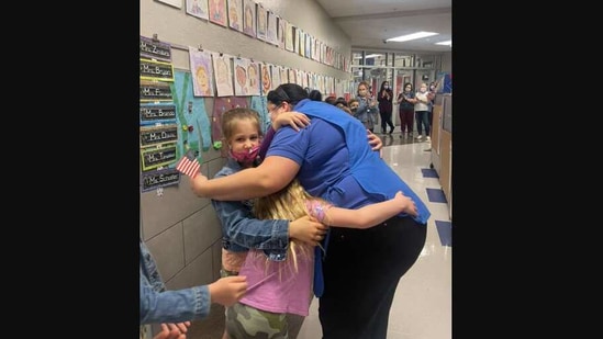 School students, staff celebrate employee who passed US citizenship ...