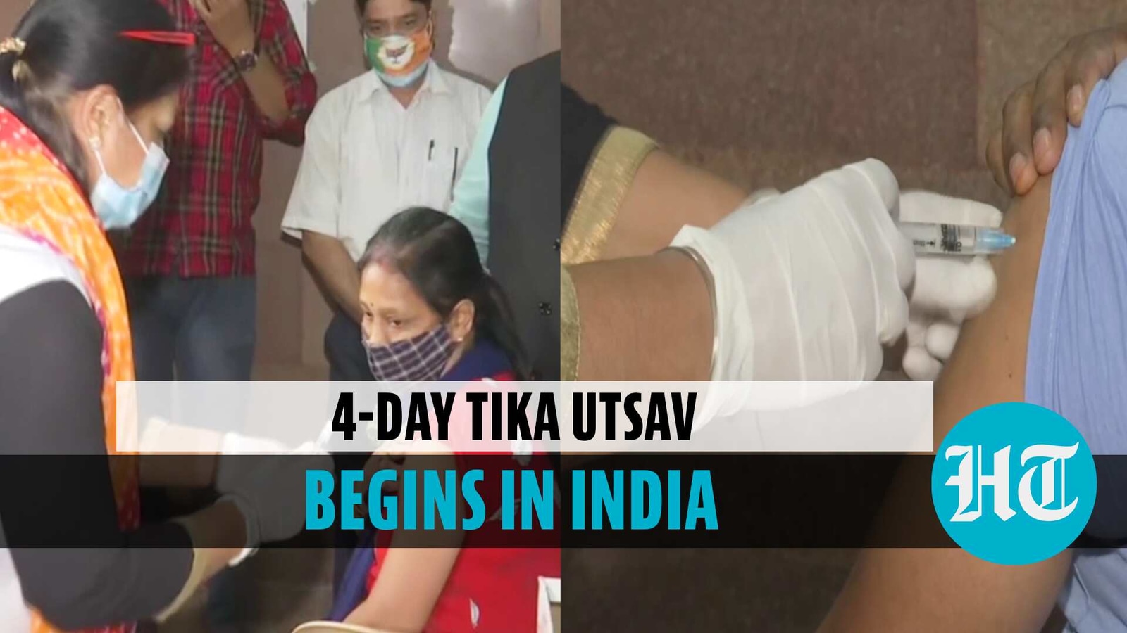 Tika Utsav begins in India; people reach inoculation centres to get ...