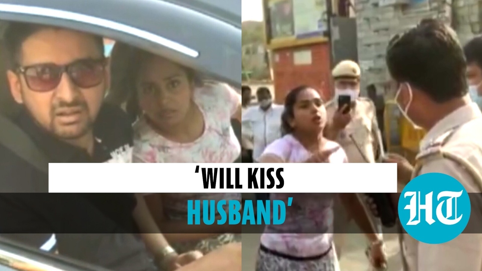 Watch Delhi Couple Stopped For Not Wearing Masks Misbehaves With Cops