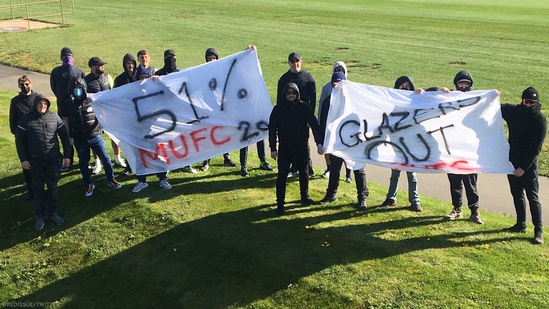 Protesters gain access to Man United training ground | Football News ...