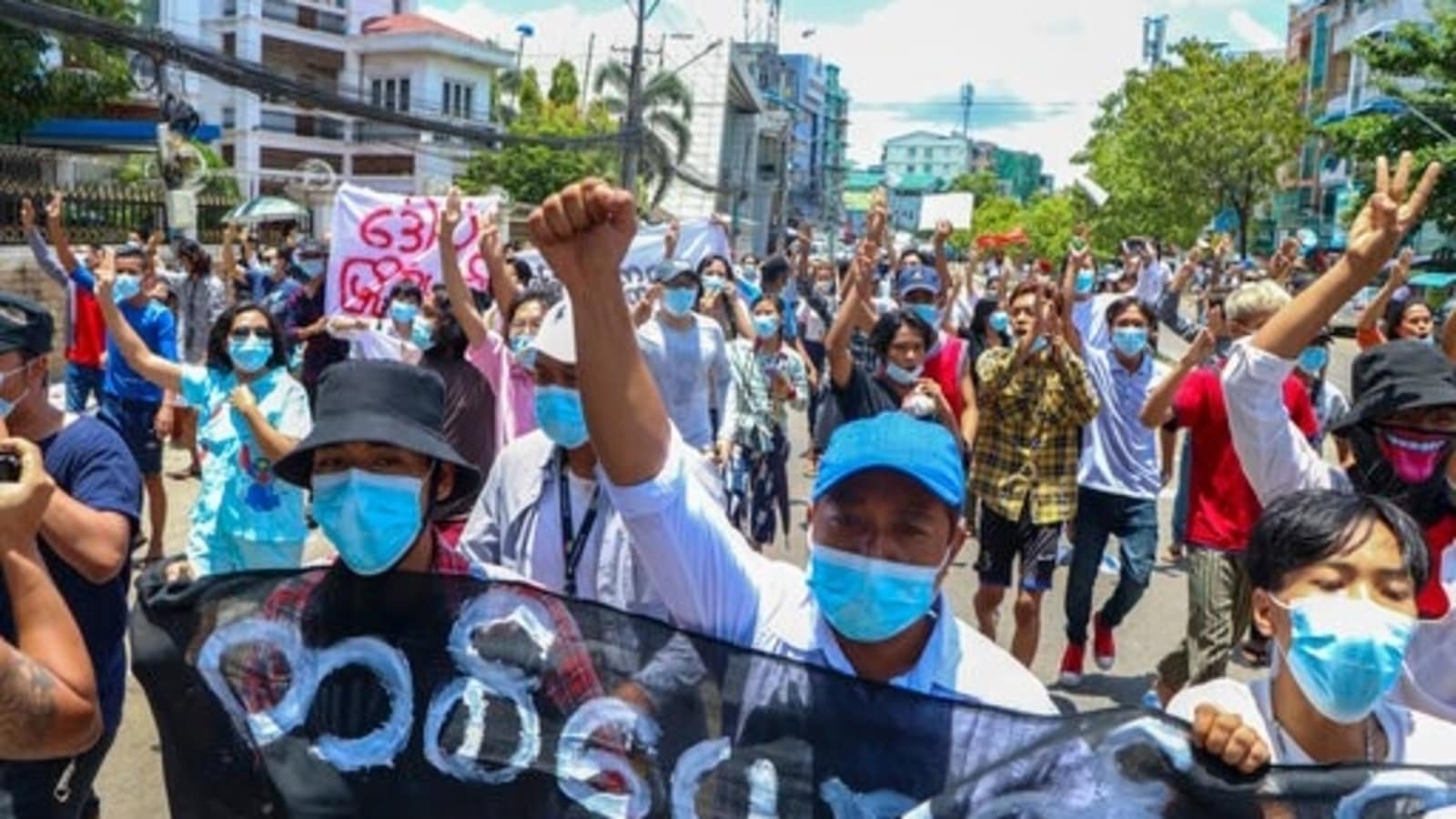 Myanmar protesters decry arrests, beatings as junta fights for control ...