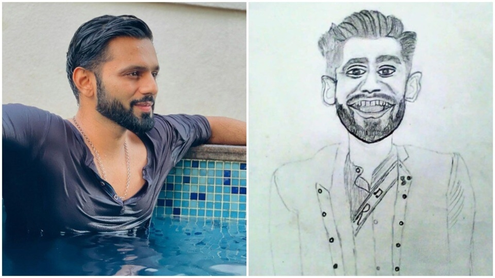 Rahul Vaidya roasts his fan art: 'Looks more like a monkey' | Hindustan ...