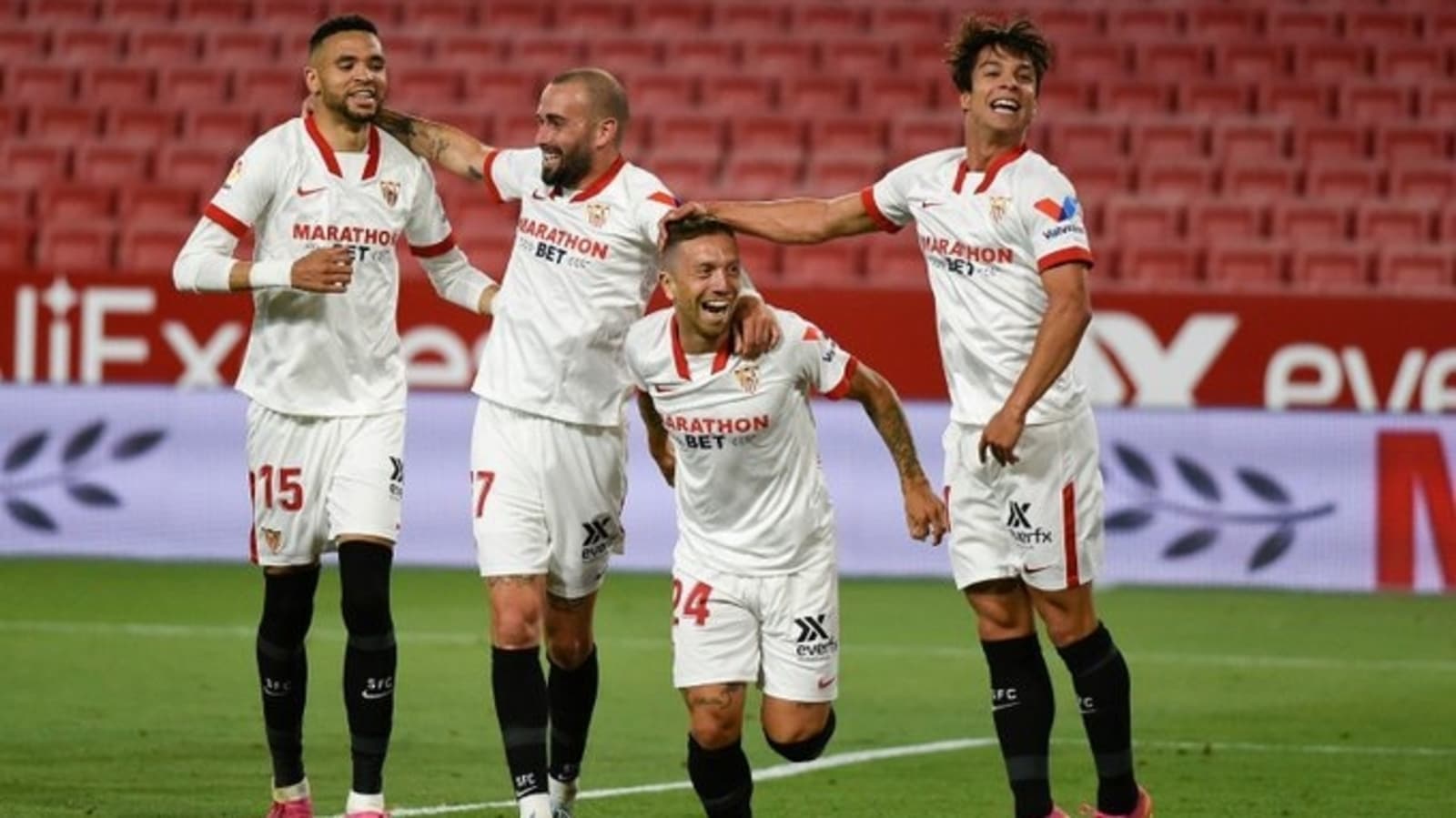 Sevilla win last game to break club record for most points | Football News