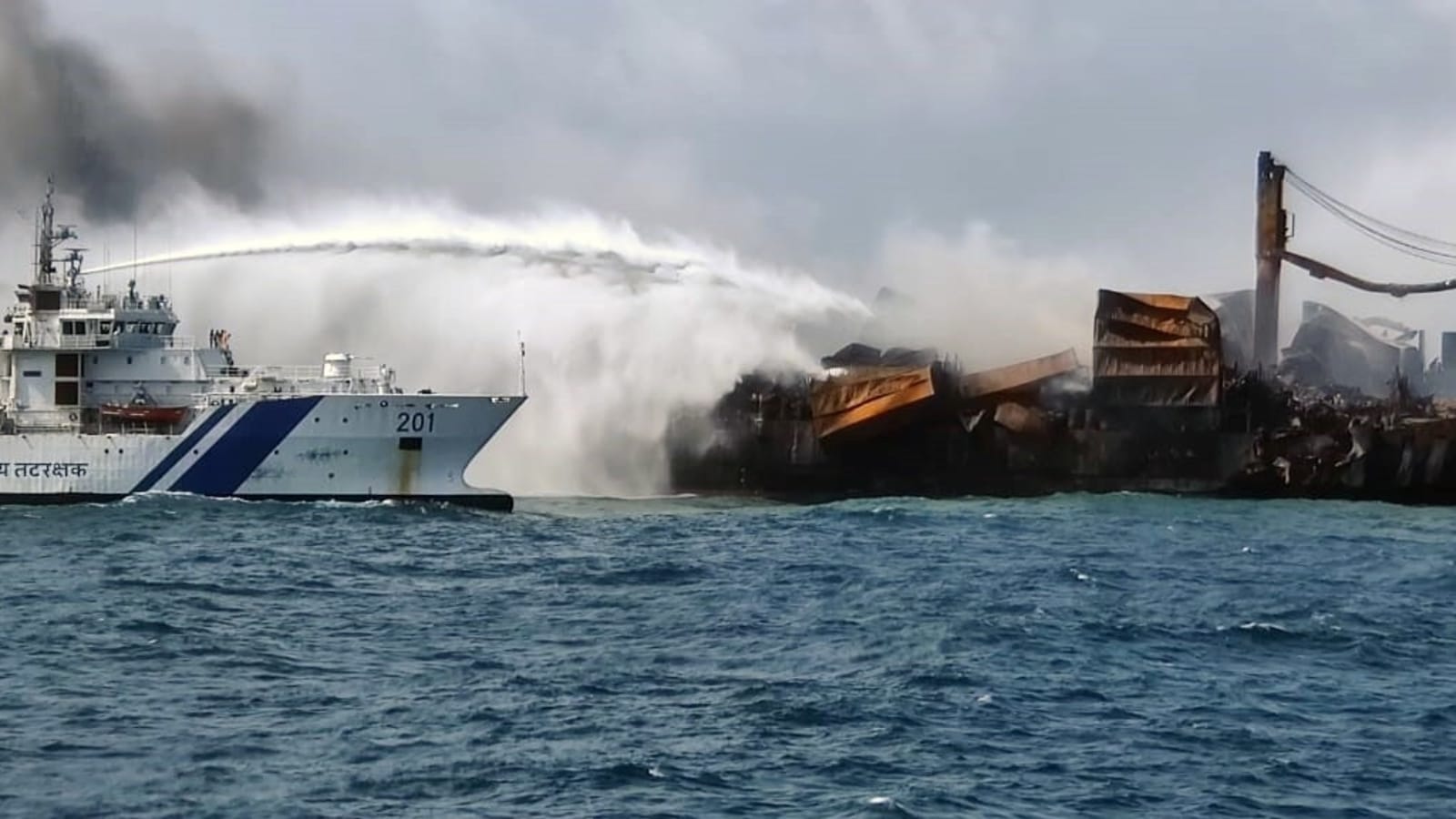 MV X-Press Pearl fire considerably reduced, no oil spill detected ...