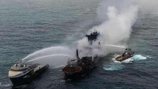 Sri Lanka ship fire extinguished after 13 days | World News