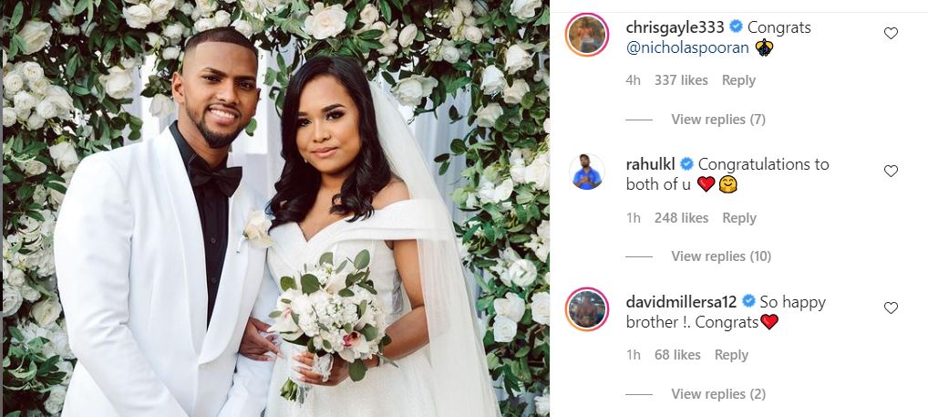 ‘Welcoming Mr and Mrs Pooran’: Wishes pour in as Nicholas Pooran ties ...