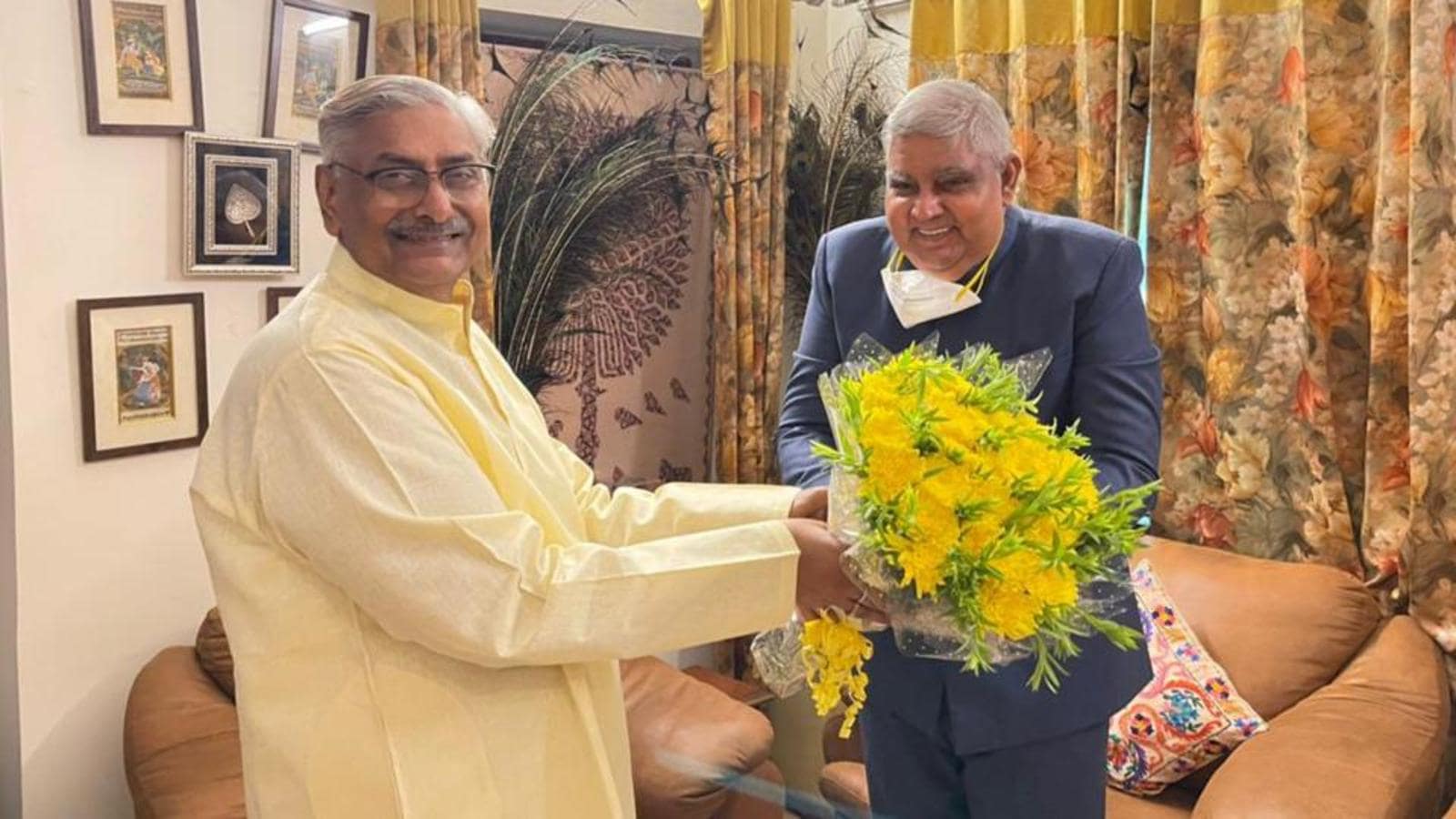 Dhankhar meets NHRC chairman, Union ministers in Delhi; TMC, CPM cry ...