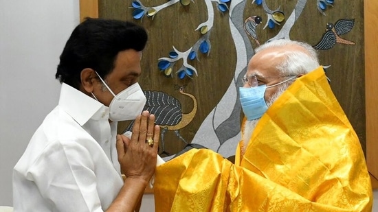 MK Stalin calls on PM Modi with 25 demands | Latest News India ...