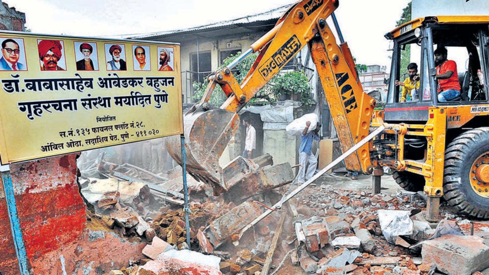 PMC court stays Ambil odha anti-encroachment drive; residents clash ...