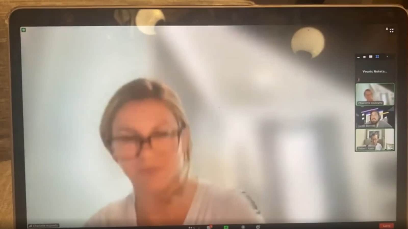 Woman falls off chair during work call with CEO, shares hilarious video ...