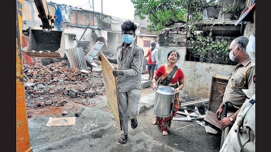 PMC court stays Ambil odha anti-encroachment drive; residents clash ...