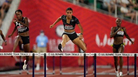 Sydney McLaughlin breaks 400 hurdles mark on historic day at trials ...