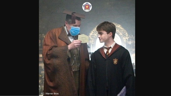 Mumbai Police shares Harry Potter related post to remind people to wear ...