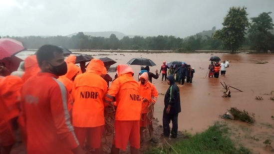 Photos: Rain, flooding in Maharashtra’s Konkan region claim 36 lives | Hindustan Times
