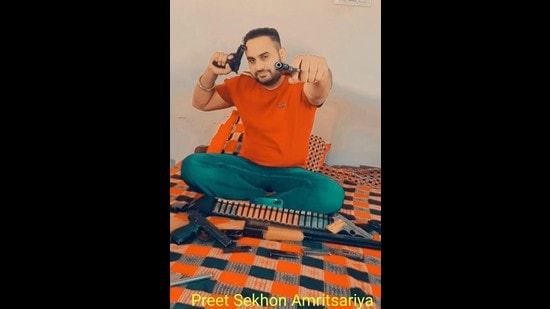Gangster Preet Sekhon, two aides held from Ajnala village with arms ...