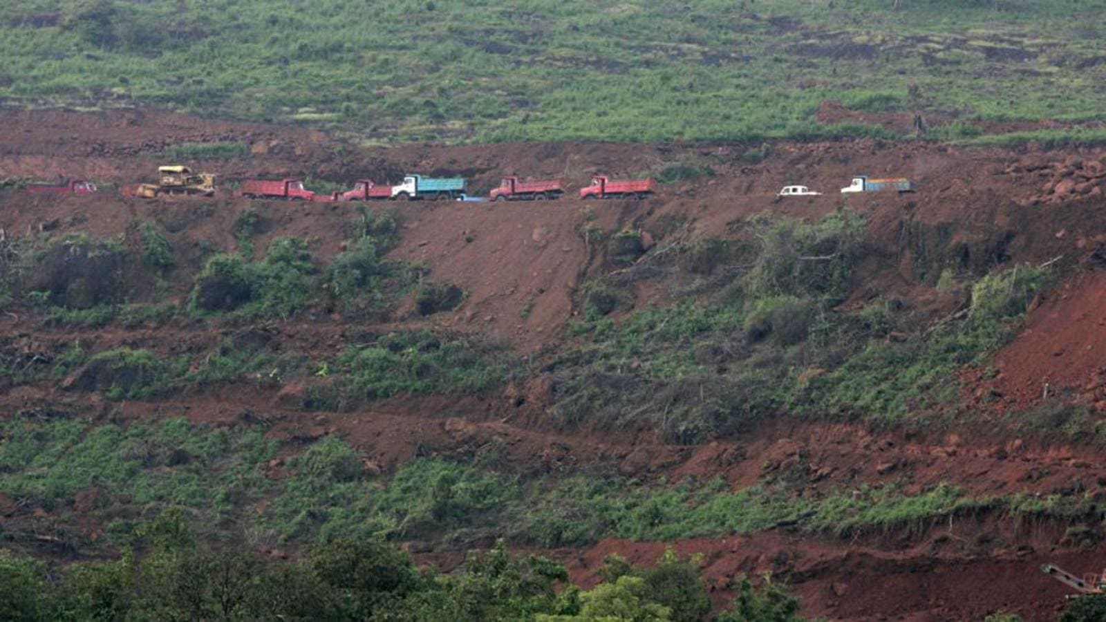 Mining in Dodamarg-Sawantwadi wildlife area leading to landslides ...