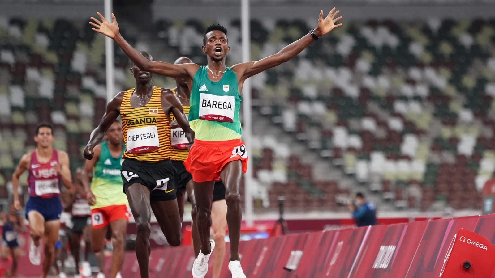 Ethiopia's Selemon Barega wins 1st track gold of Tokyo Olympics | Olympics