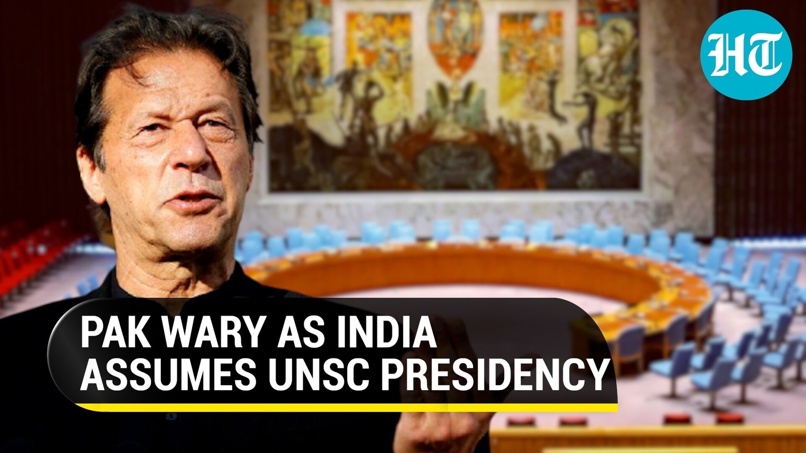 Watch: Pakistan's reaction to India taking over UN Security Council ...