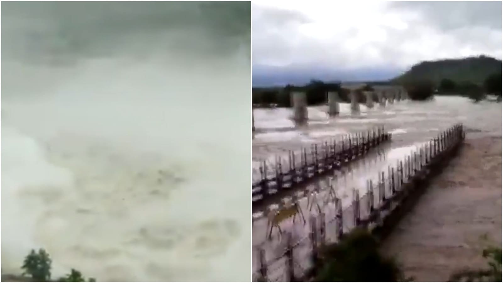 Madhya Pradesh: 2 bridges damaged in Datia, 10 gates of Madikheda Dam ...