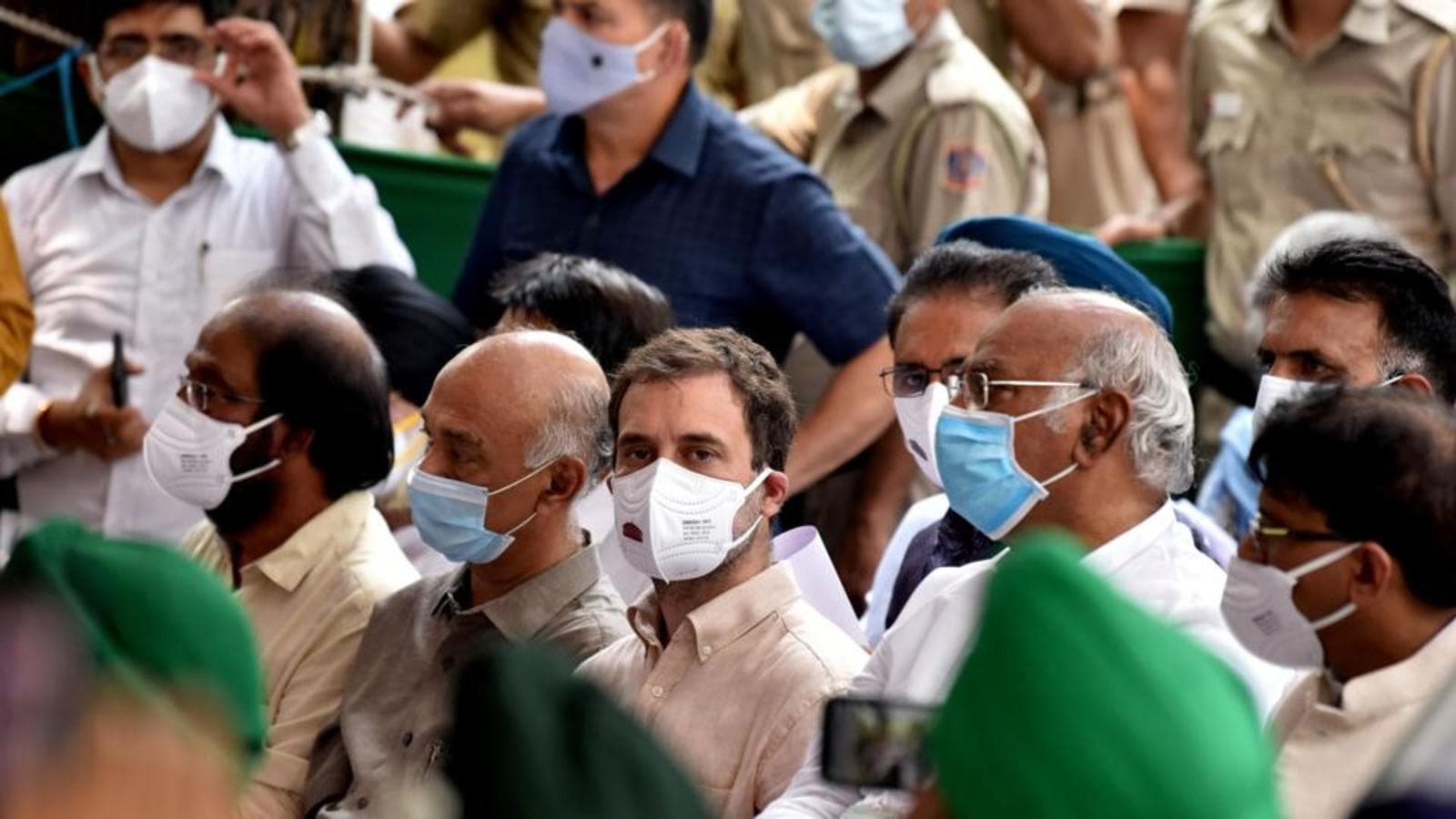 Opposition leaders join protesting farmers at Jantar Mantar | India News