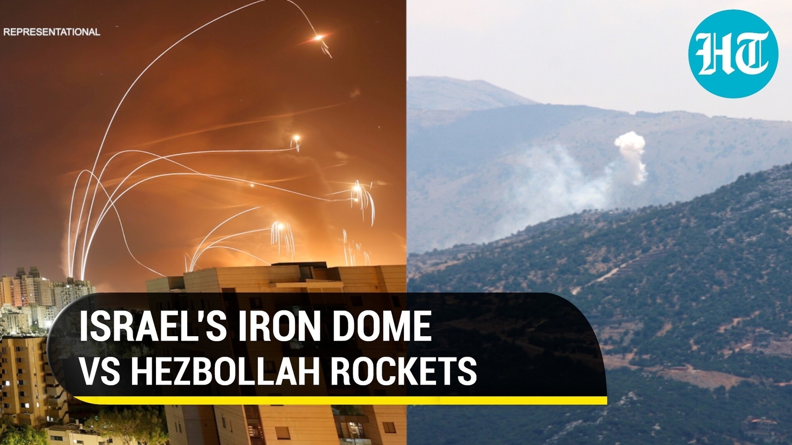 Watch: Rockets fired towards Israel from Lebanon; Tel Aviv strikes ...