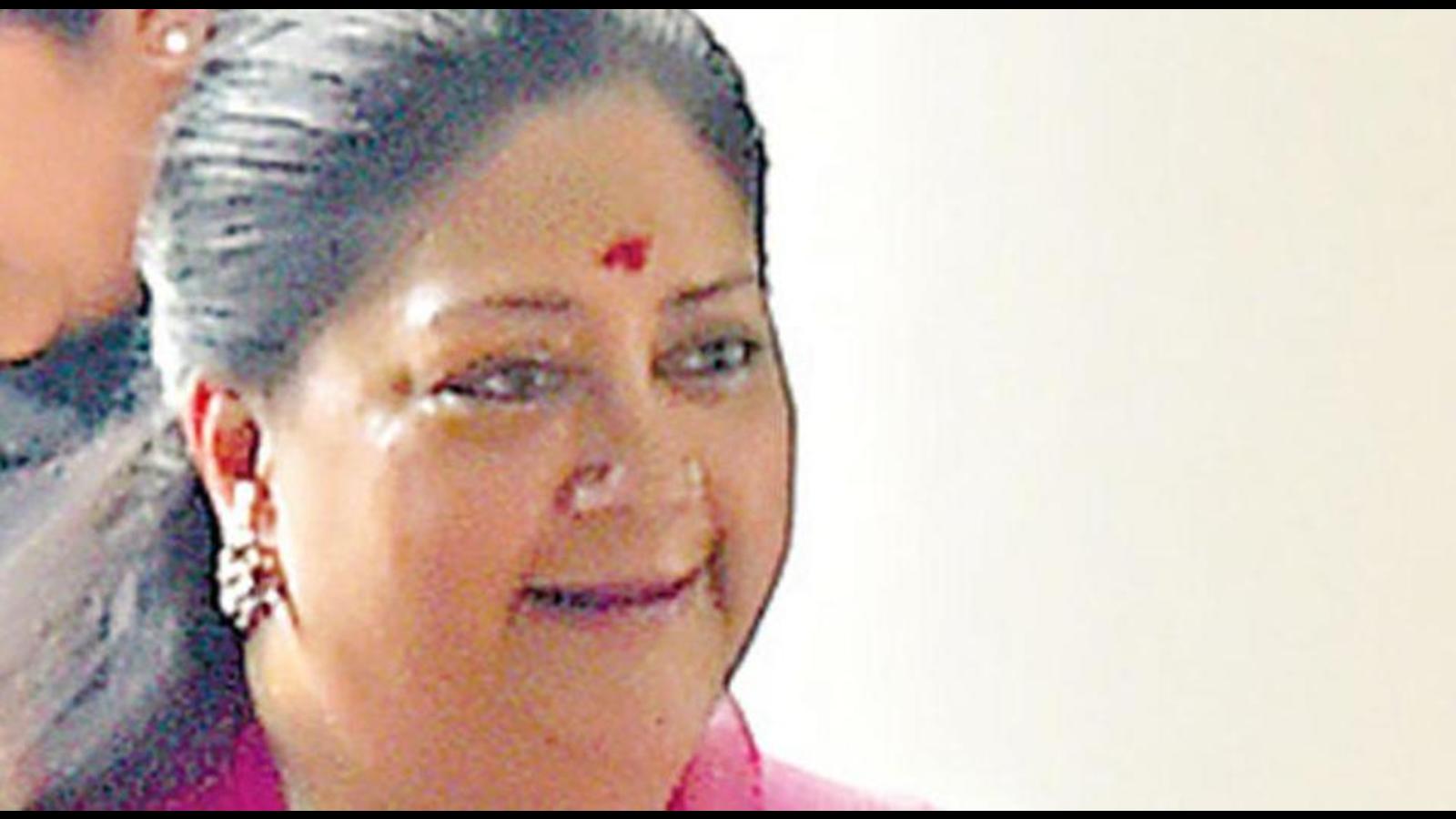 Never cared about being on posters, says Raje on row in Rajasthan ...