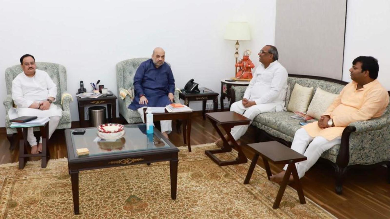 Nishad party chief meets Amit Shah, BJP chief Nadda, discusses UP ...