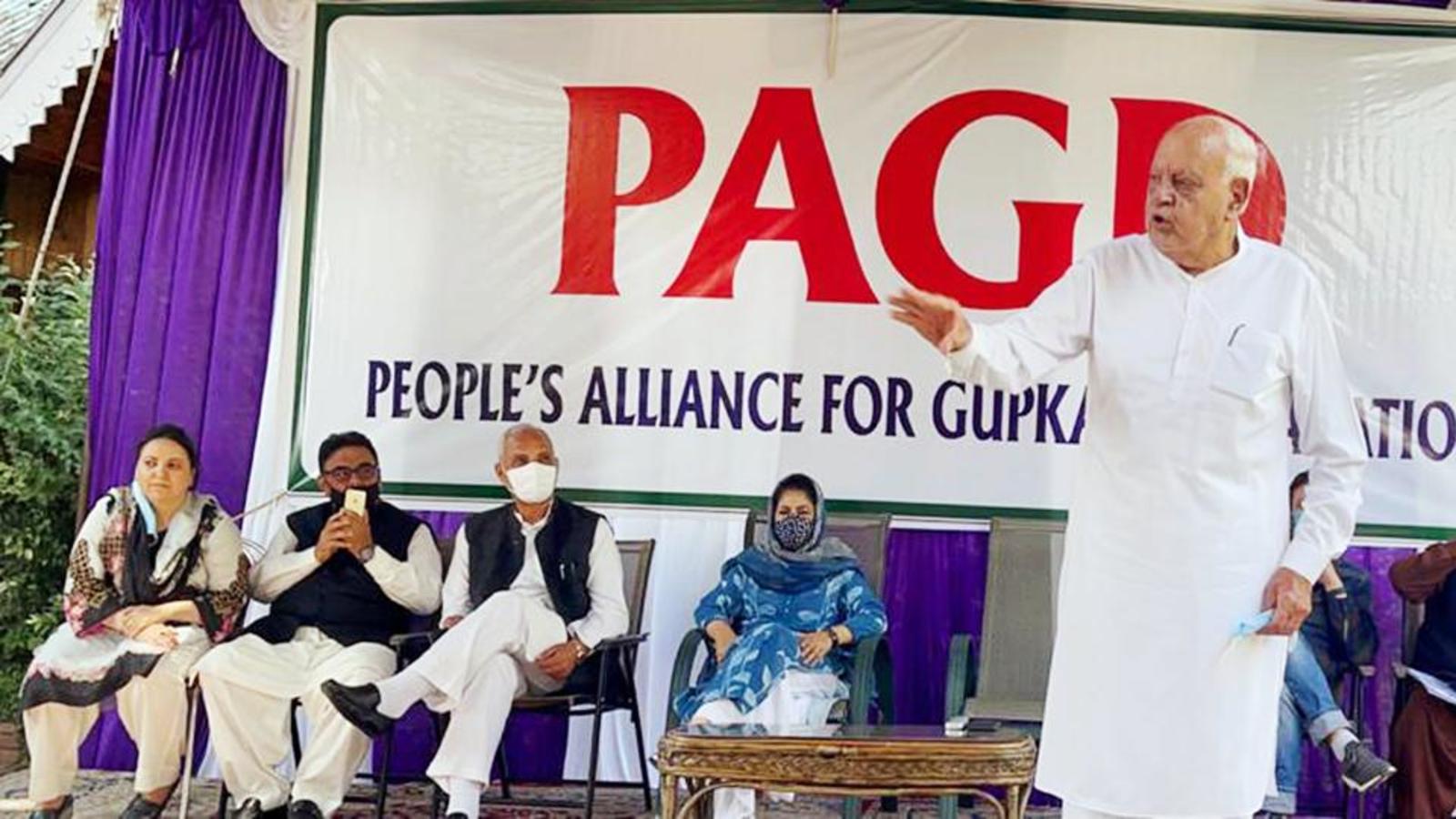 PAGD passes restoration seeking original status of Jammu, Kashmir and ...