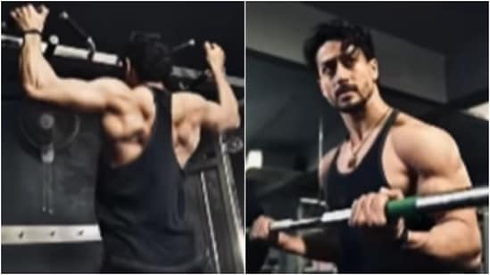 Tiger Shroff flexes ripped muscles and hits the gym on weekend in new ...