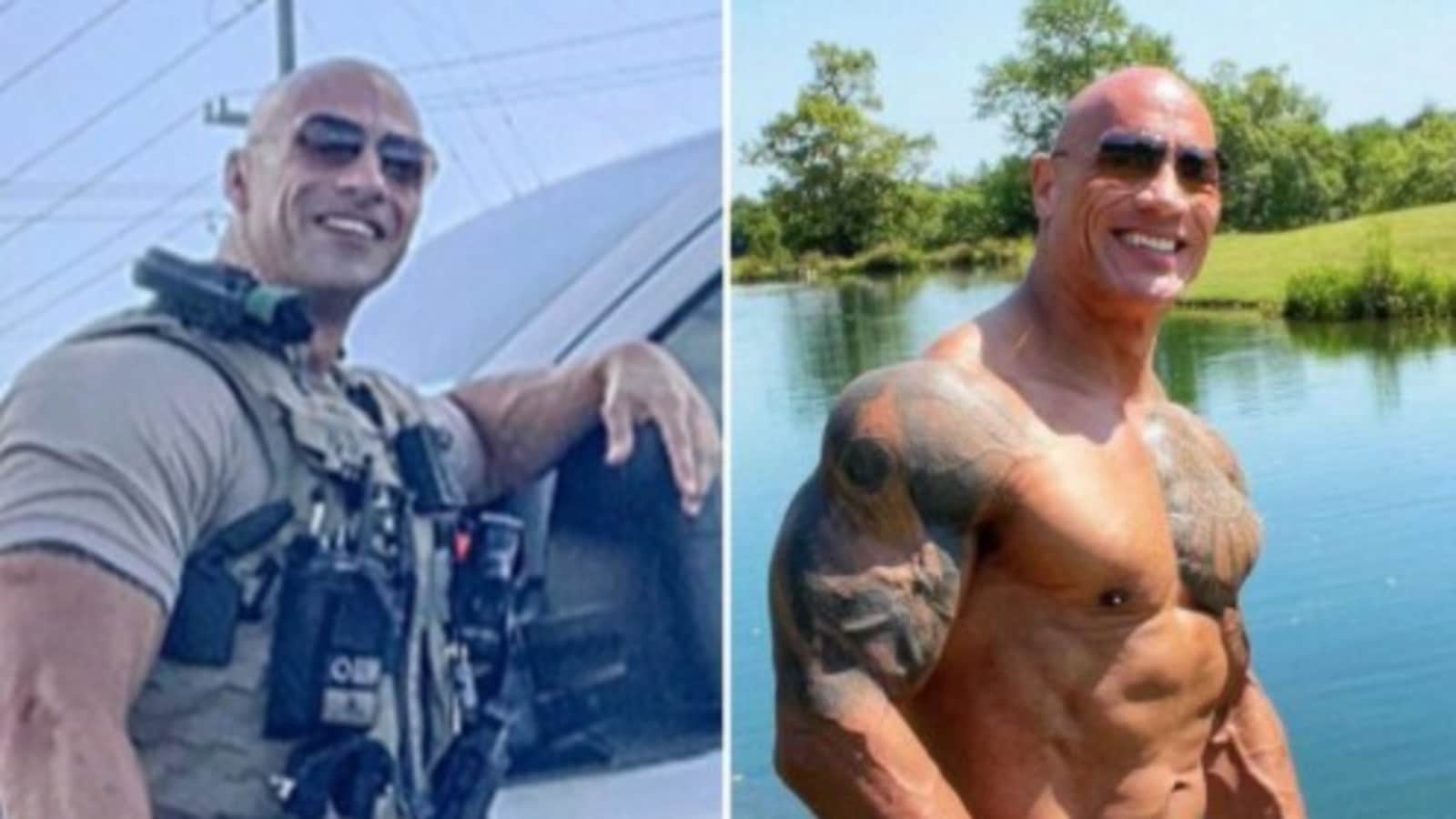 Dwayne Johnson is blown away by his doppelganger, says they should get ...