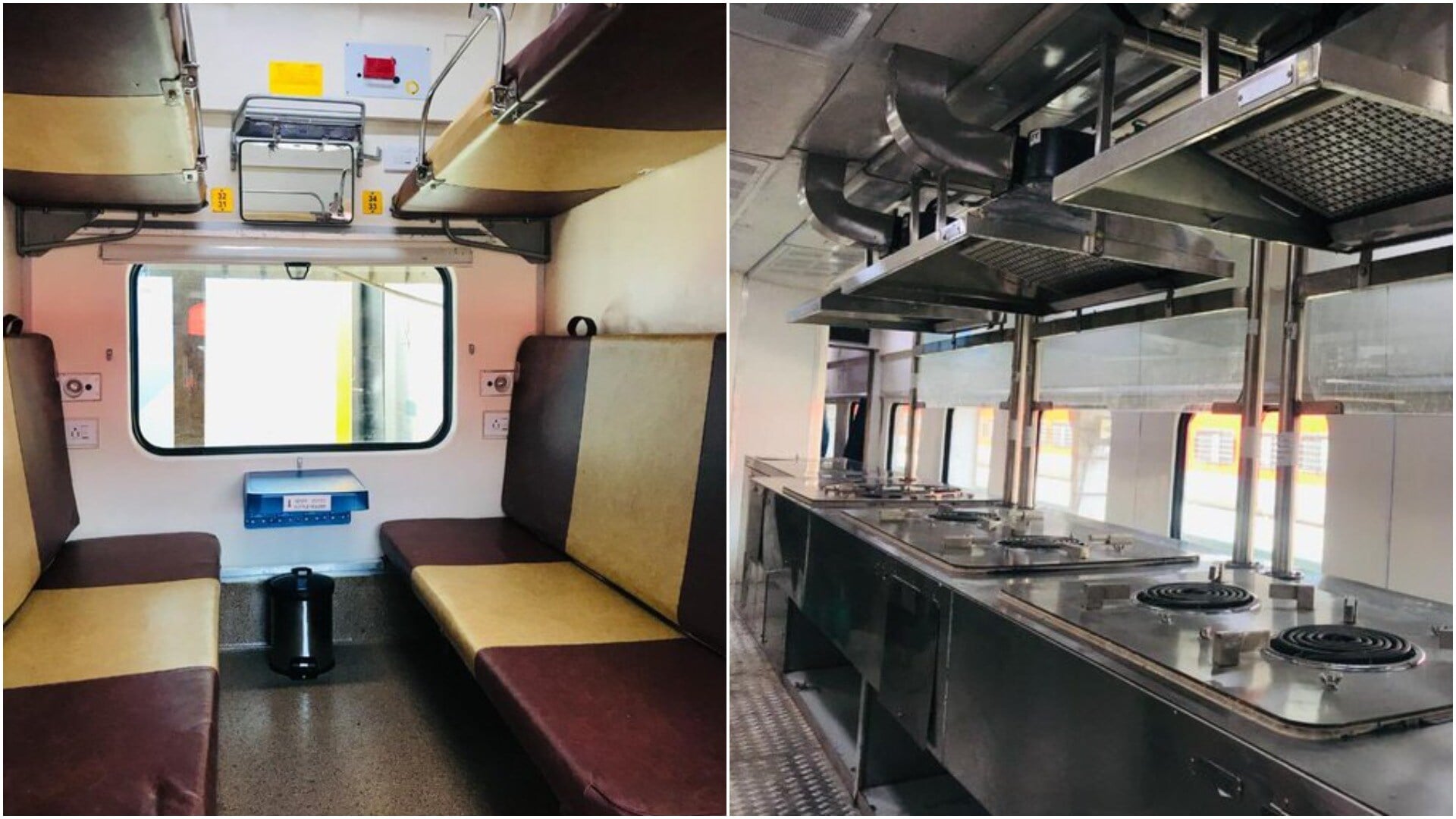 Rajdhani Express Inside