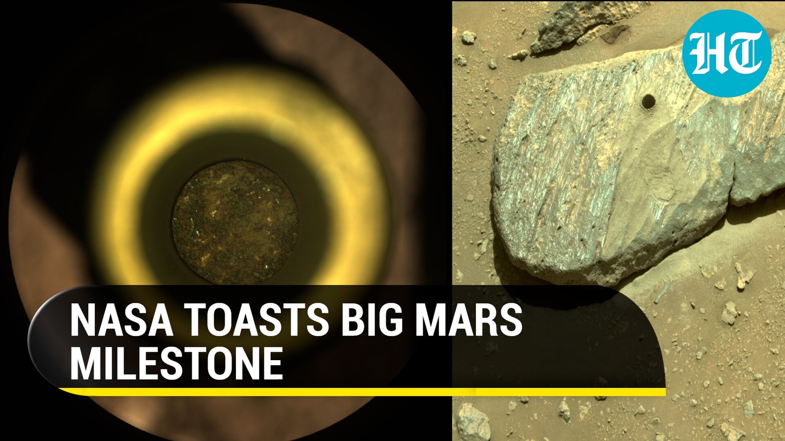 NASA collects first Mars rock sample with its Perseverance rover ...