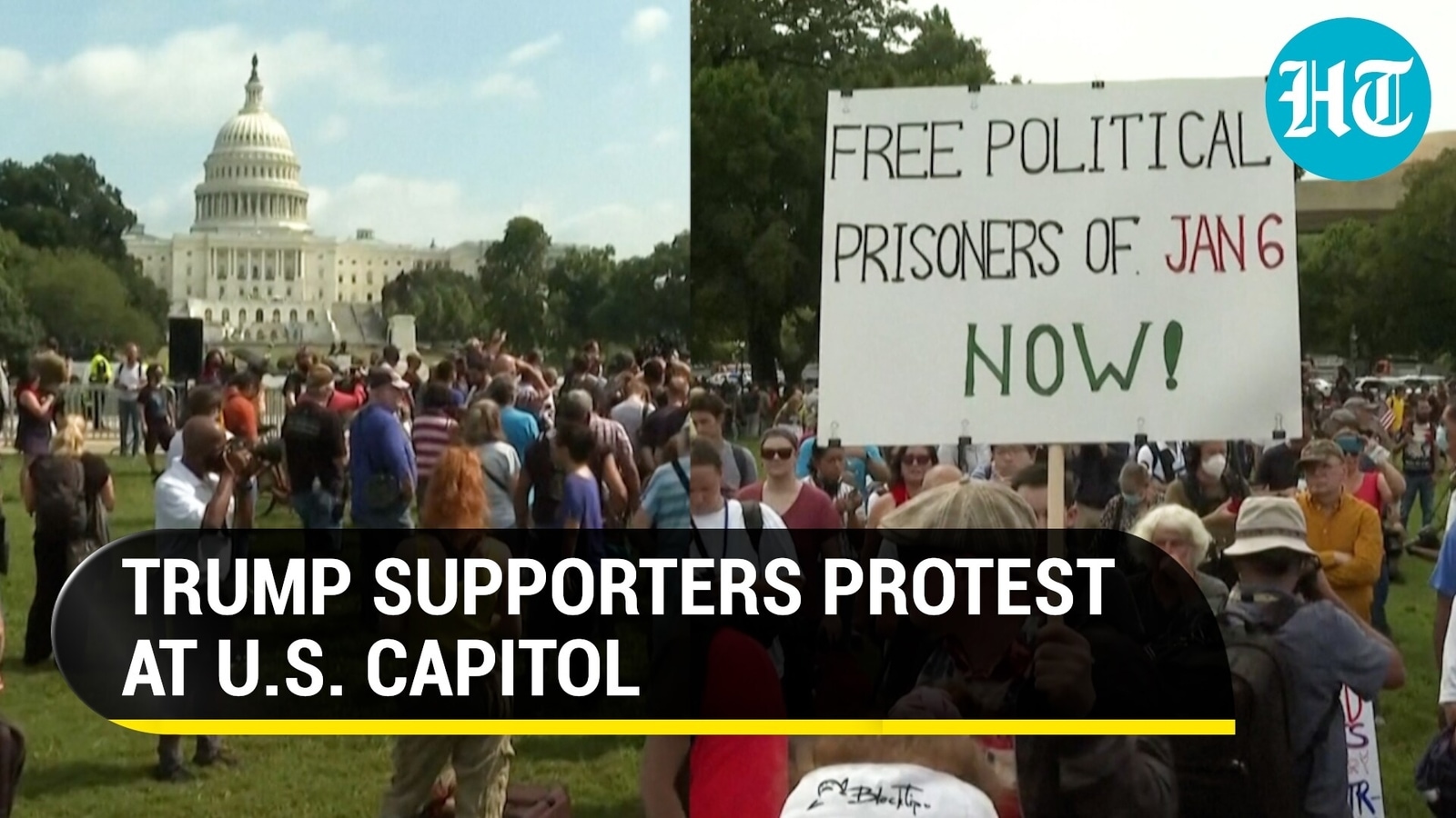 US Capitol violence: Protest in support of 'J6' rioters in amid tight ...