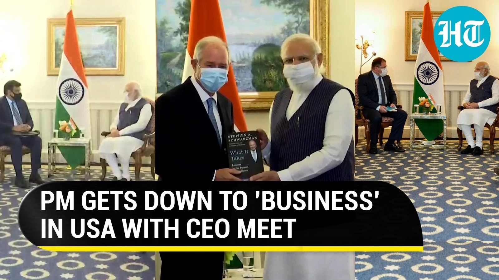 Modi in USA: Chiefs of tech, energy, firms meet PM, talk business in ...