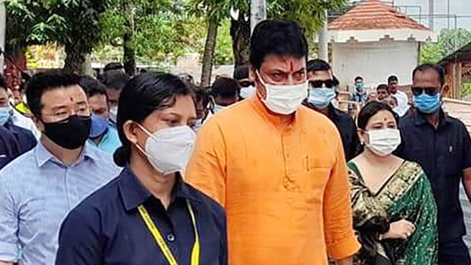 Biplab Deb rebuts demand for population law in Tripura, says no ...