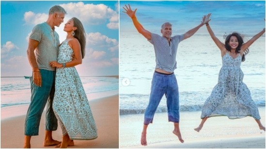 Photos: Milind Soman, Ankita Konwar explore Gujarat in ‘chhakda ...