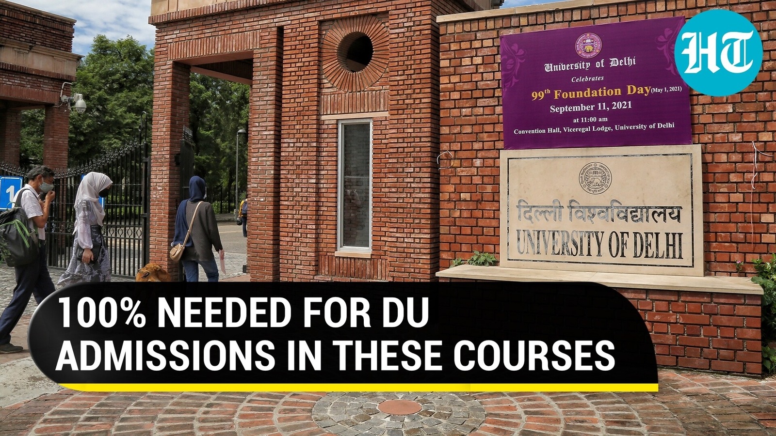 DU cut-off soars to 100% for few courses across colleges I All you need ...