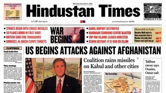 HT This Day: October 8, 2001 - US begins attacks against Afghanistan ...
