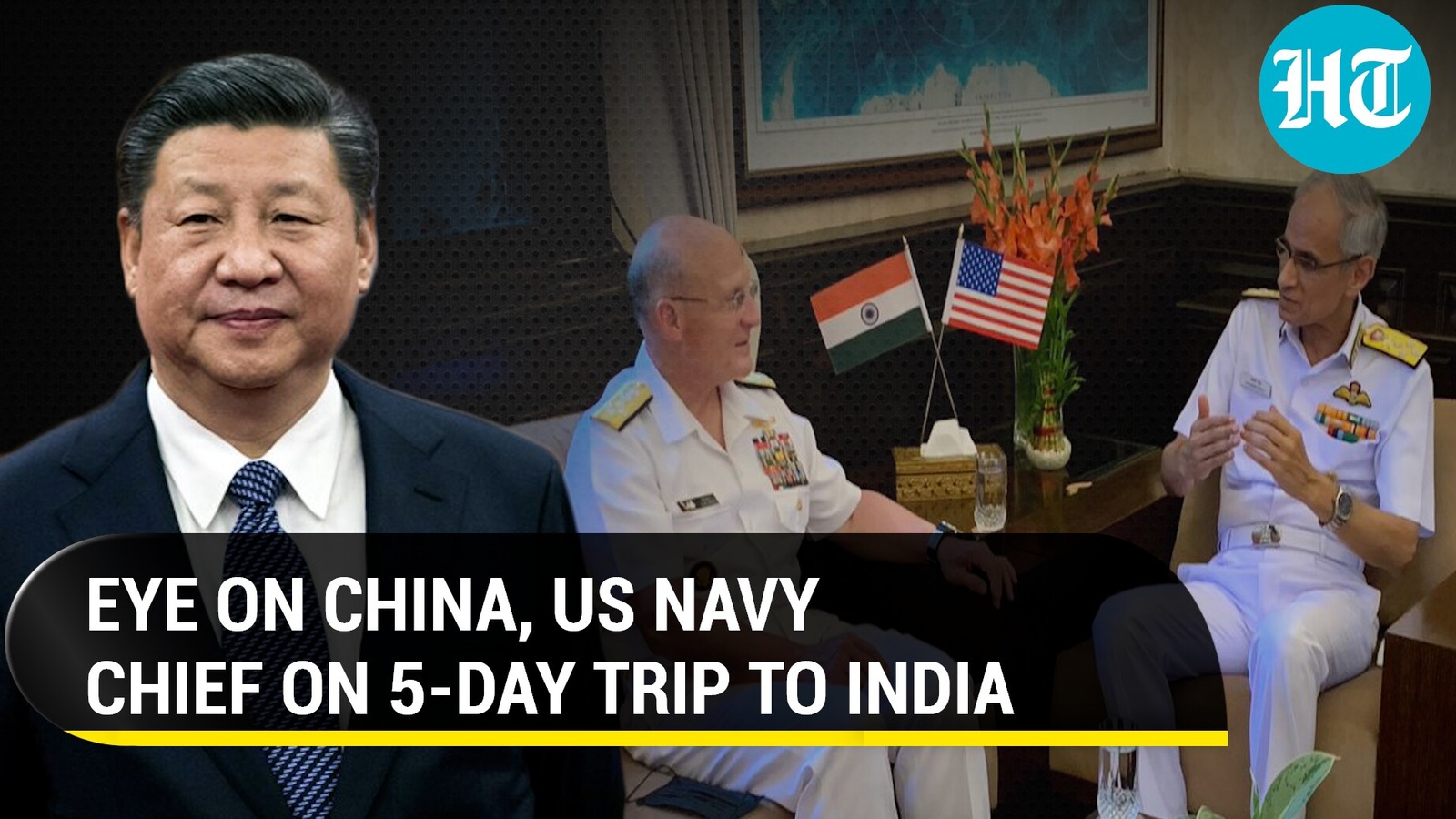 U.S Navy Chief in India; Maritime security on agenda amid Chinese ...