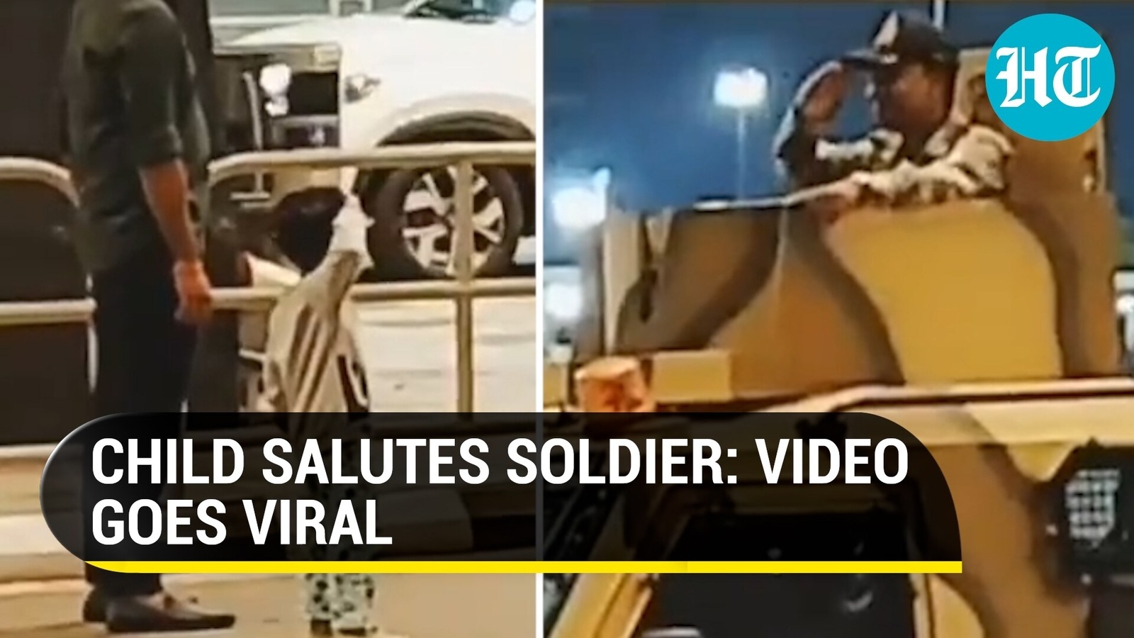 Watch: Child salutes soldier at Bengaluru airport, video goes viral ...
