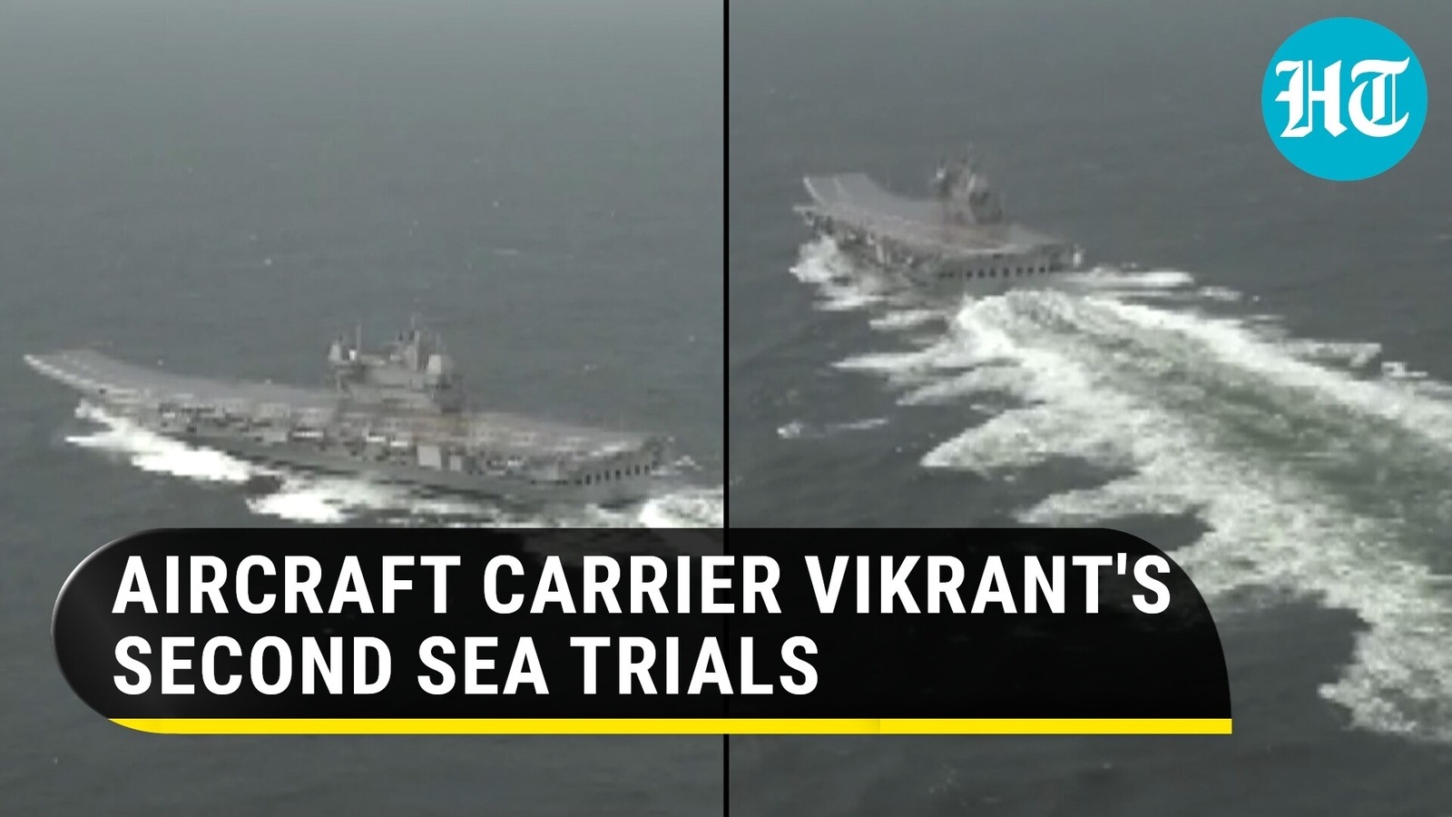 India's 1st indigenous aircraft carrier IAC Vikrant sets sail for 2nd ...