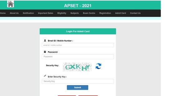 APSET admit cards 2021 released at apset.net.in, direct link for hall ...