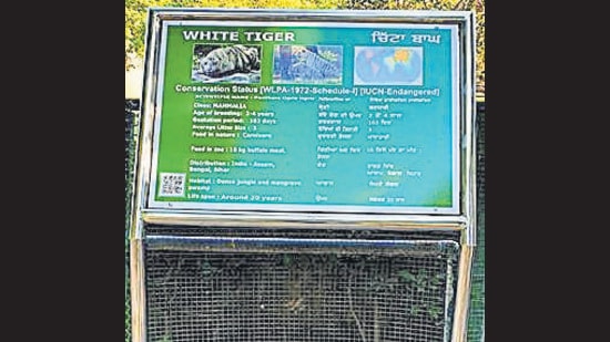 Chhatbir Zoo: Now, scan QR code to get info on various animal species ...