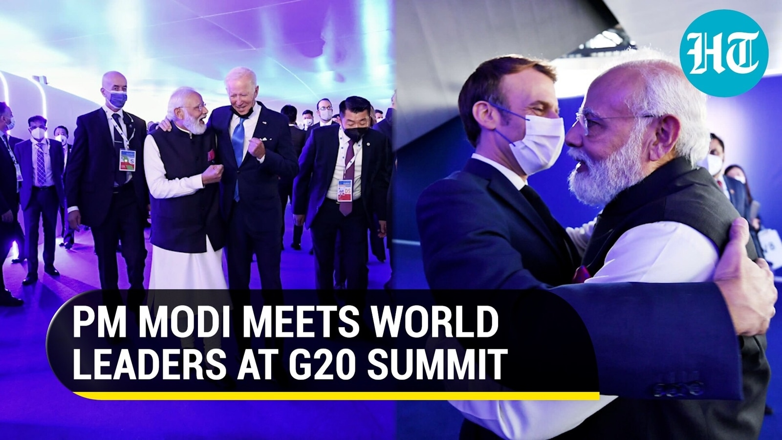 Watch: PM Modi meets Joe Biden, Emmanuel Macron, others at G20 summit ...