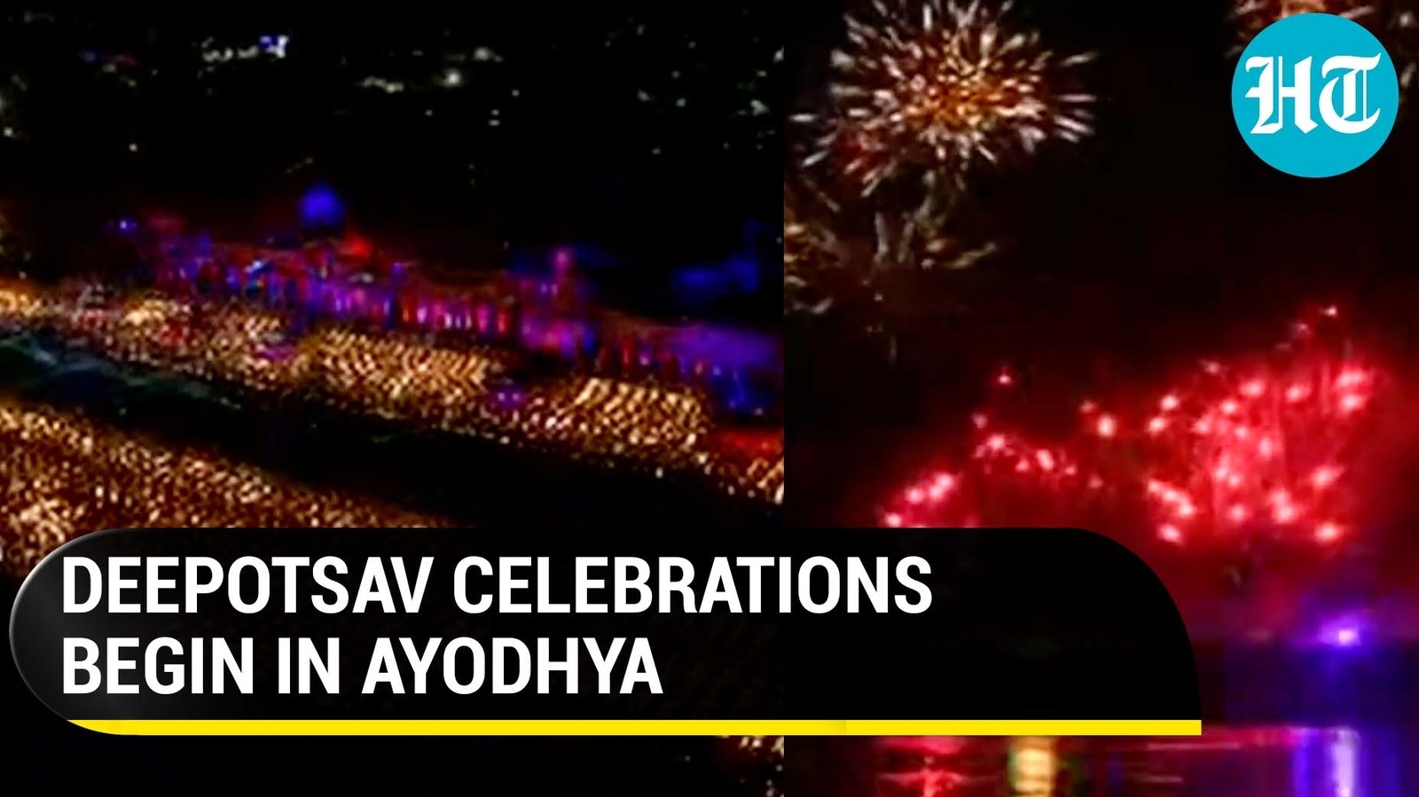 Diwali: Nine lakh earthen lamps light up Ayodhya as Deepotsav ...