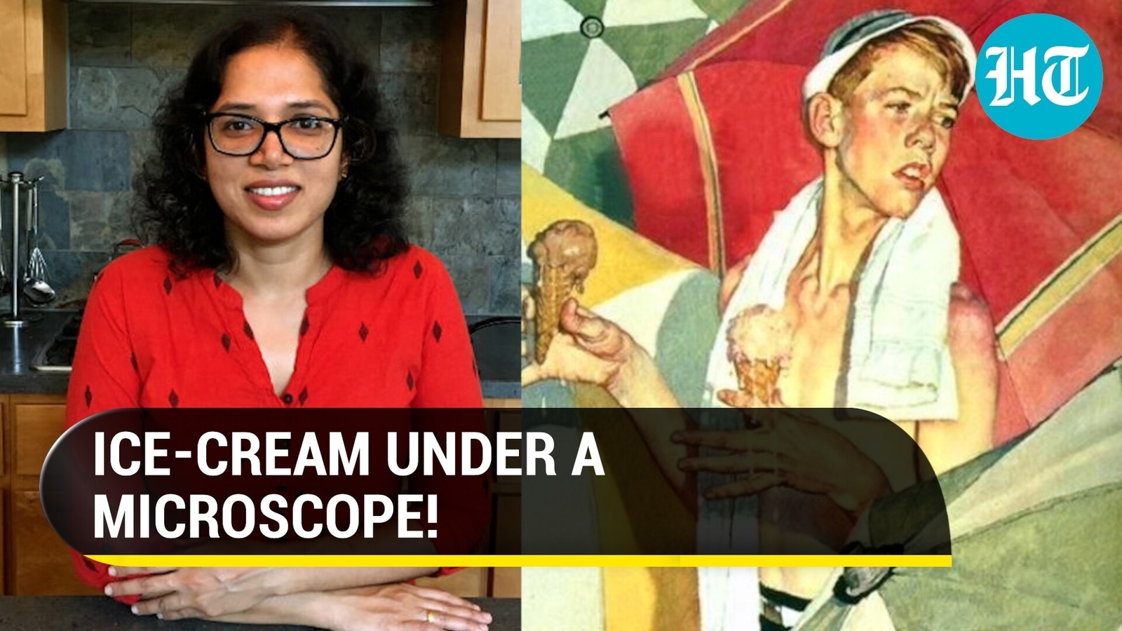 See what keeps ice-cream frozen, and what it looks like under a ...