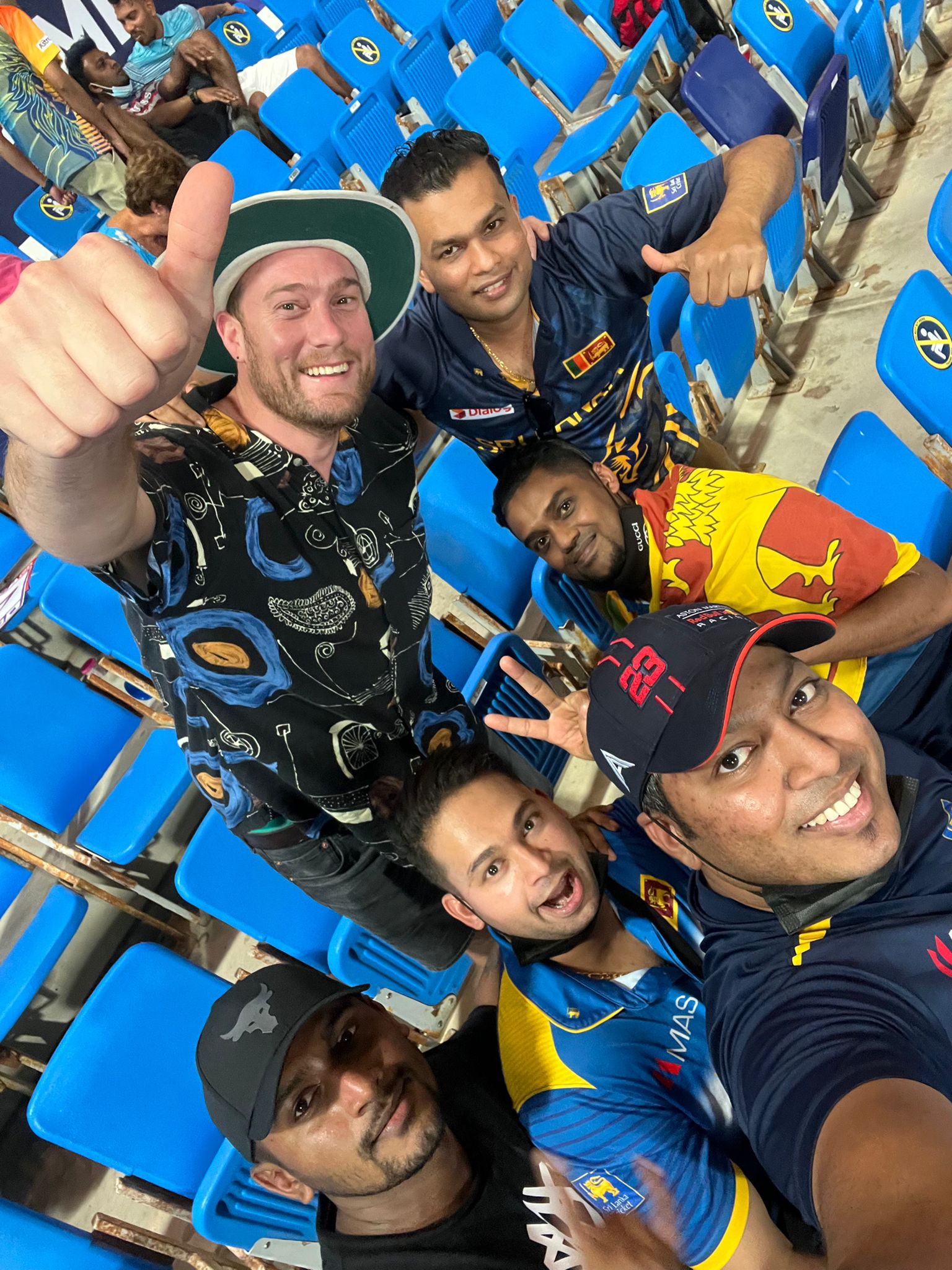 Barmy Army's one man wonder in UAE backing Sri Lanka too | Cricket