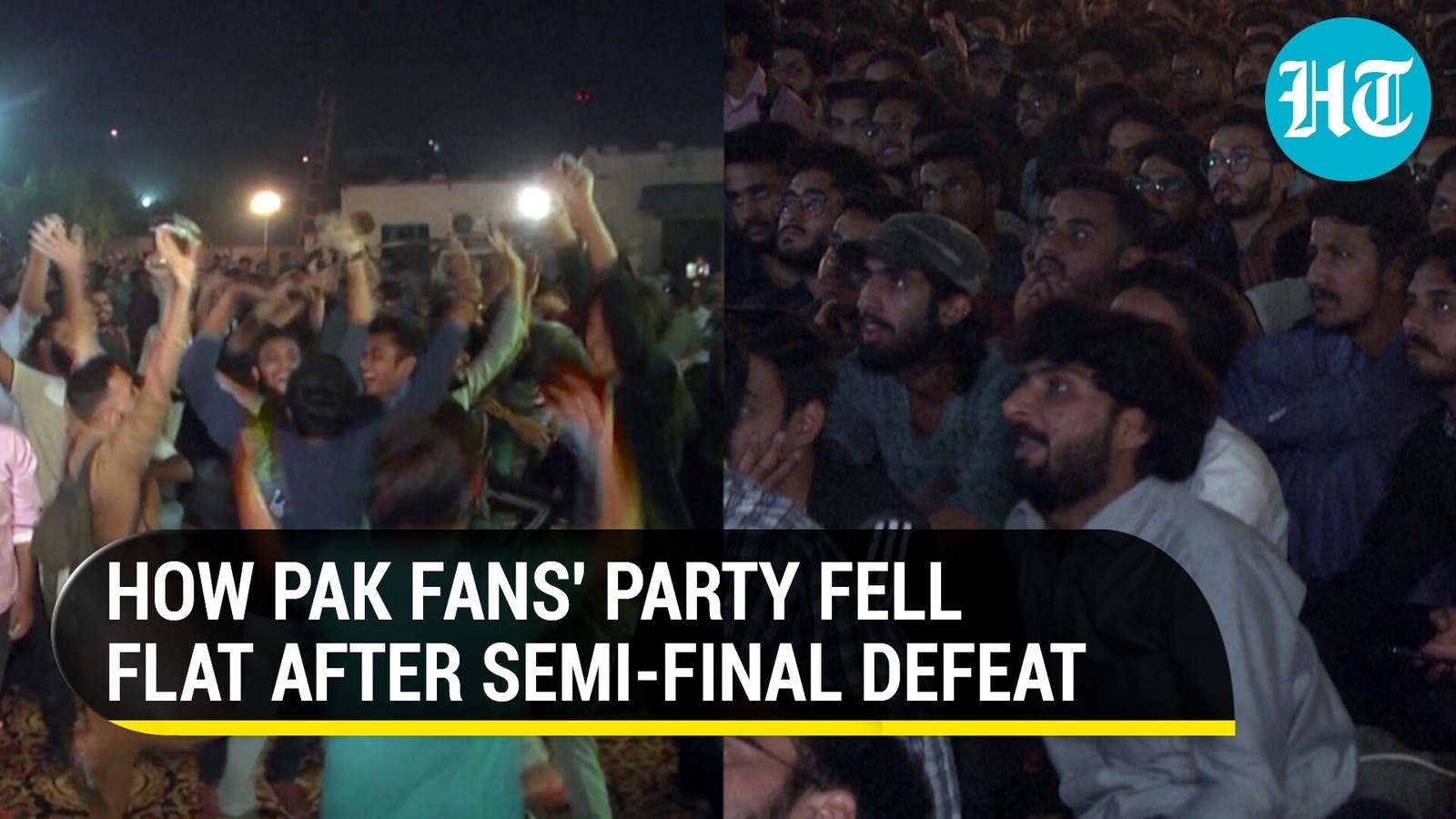 From joy to despair: How Pak fans reacted after crushing semi-final ...